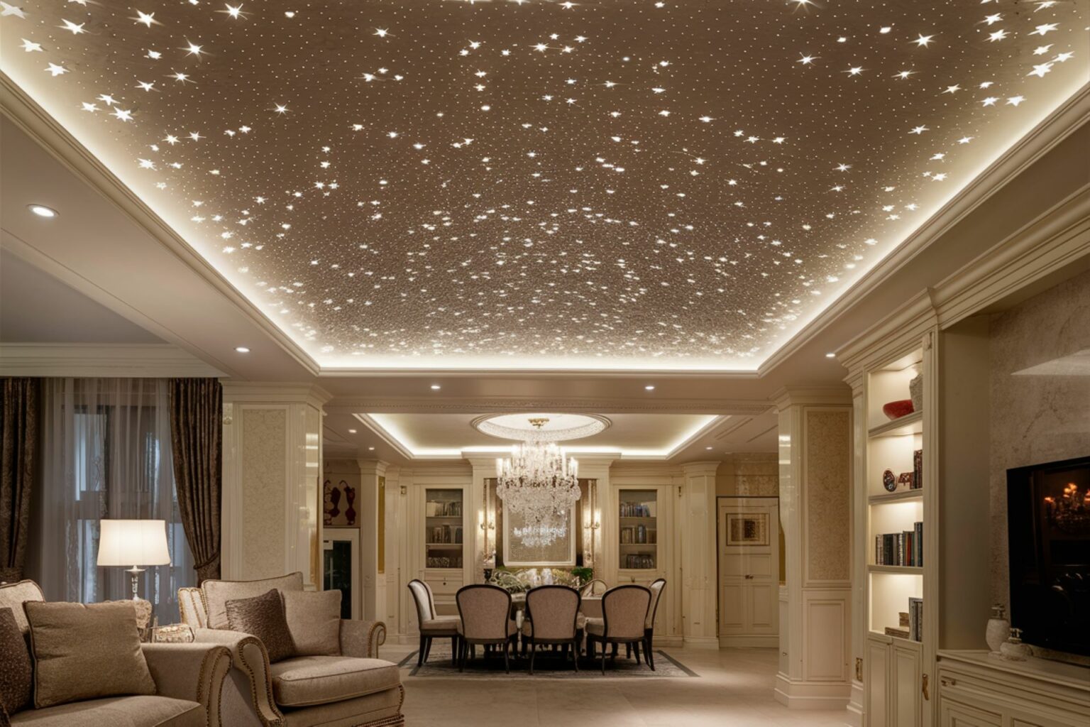 Diseños de Cielo Falso para el Hogar: 20 Ideas Creativas